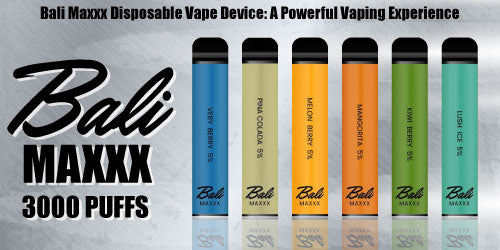 Bali Maxxx Disposable Vape Device: A Powerful Vaping Experience– eVape ...