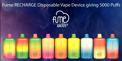 Fume RECHARGE Disposable Vape Device giving 5000 Puffs– eVape-Kings