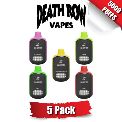 DEATH ROW Snoop Dogg 5000 Disposable Vape Device [5000 Puffs] - 5PK ...