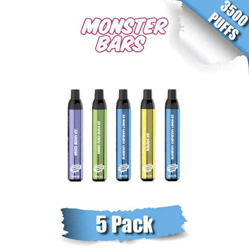 Monster Bar Disposable Vape Device [3500 Puffs] - 5PK– eVape-Kings
