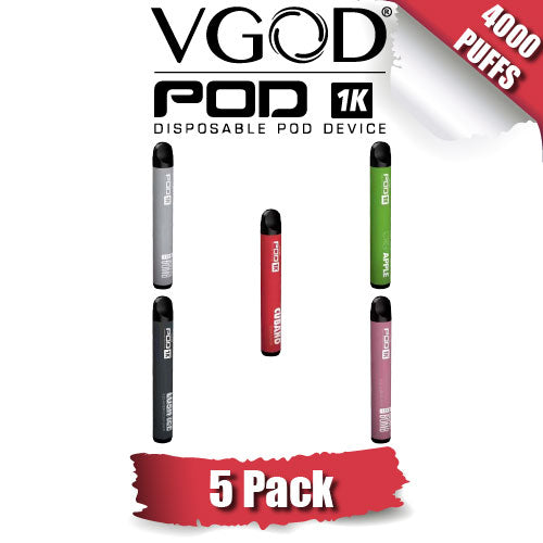 VGOD 1K Disposable Vape Device [1000 Puffs] - 5PK– eVape-Kings