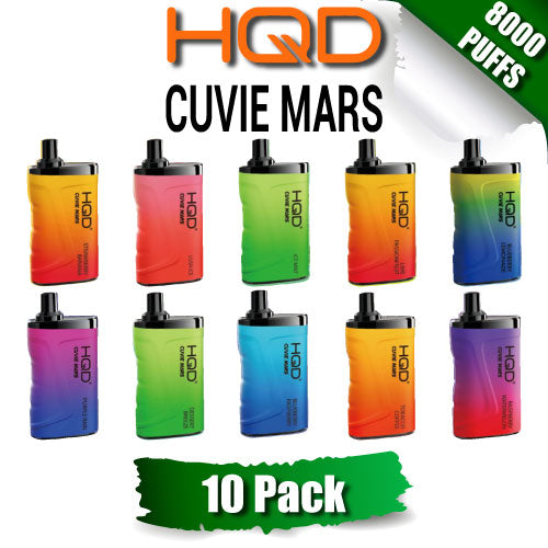 HQD Cuvie MARS Disposable Vape Device [8000 Puffs] - 10PK– eVape-Kings