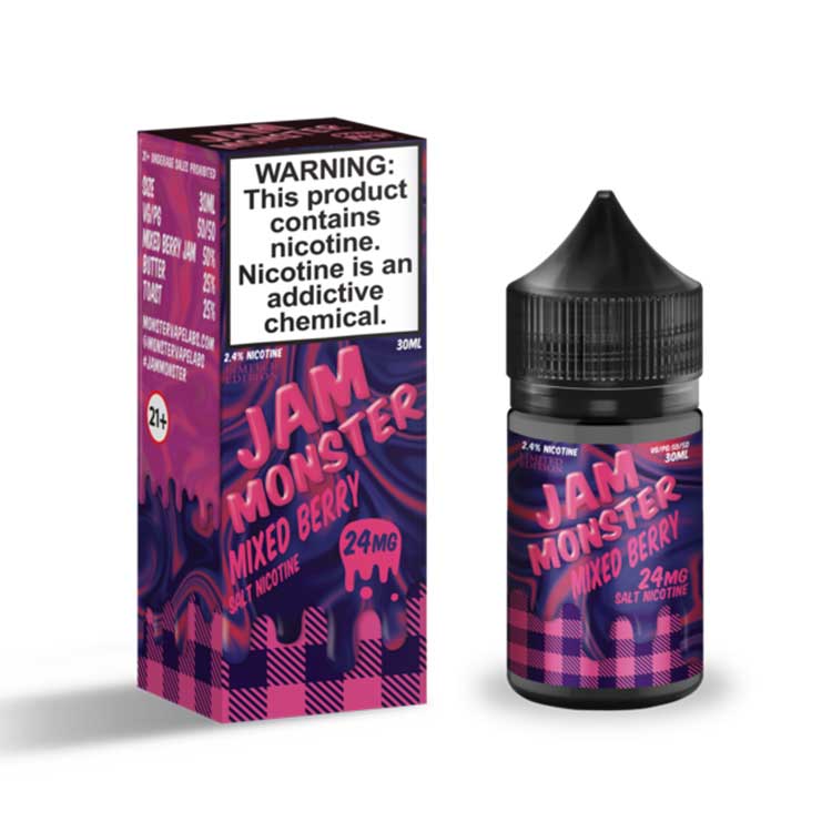 Jam Monster Mixed Berry Salt 30ml by Jam Monster– eVape-Kings